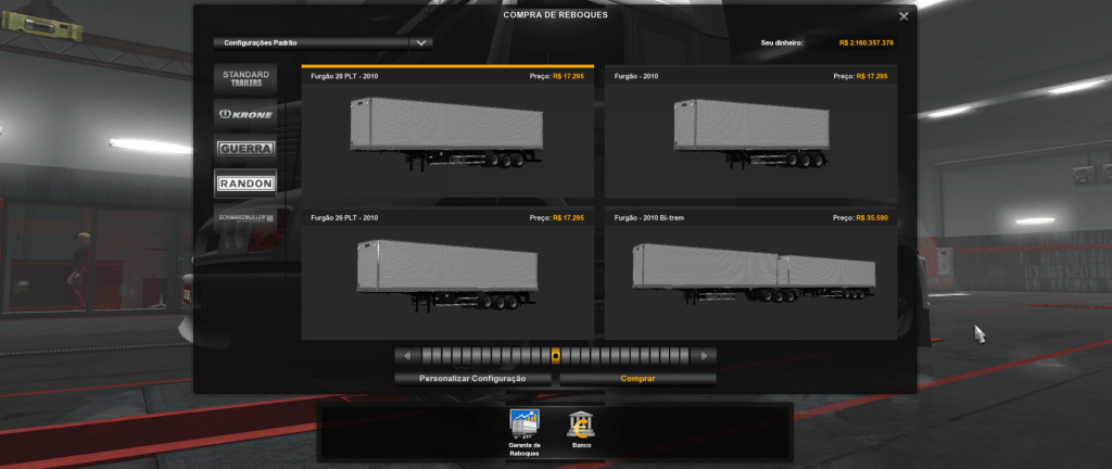 Baú Furgão 2010 Randon - Euro Truck Simulator 2